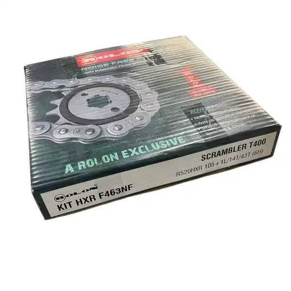 Triumph Scrambler T400 Rolon Noise Free Chain Sprocket Kit F 463NF ...