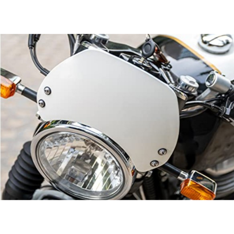 White Painted Instrument Cowl For Royal Enfield Interceptor INT 650 ...