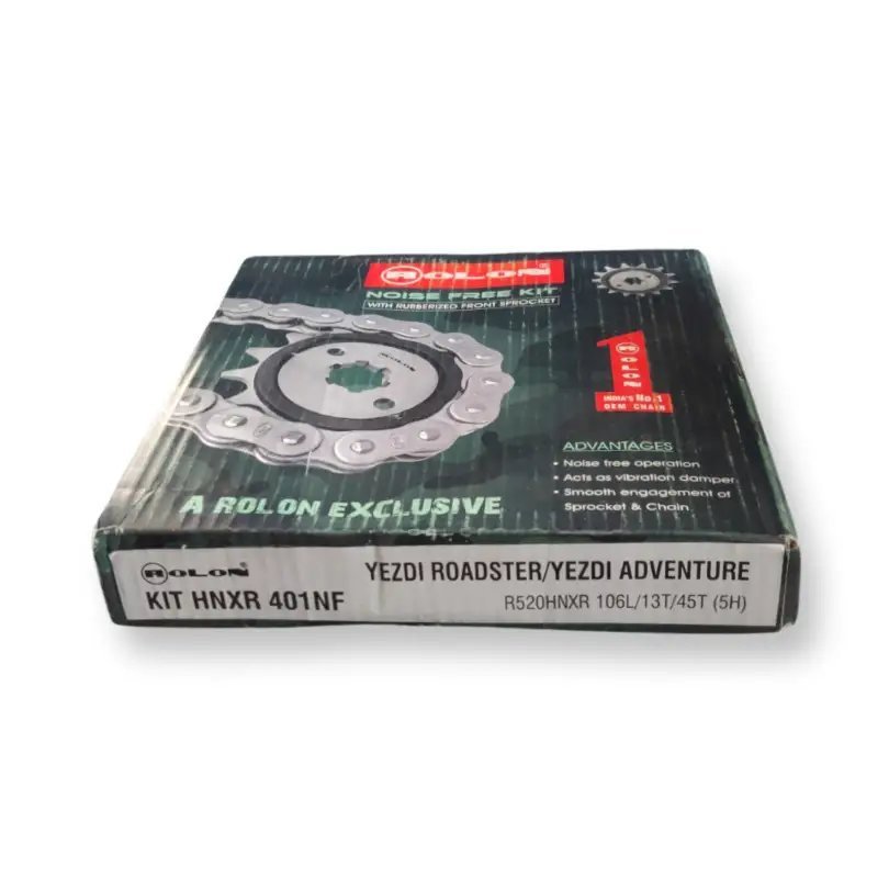 Yezdi Adventure / Roadster Rolon Chain Sprocket Normal Kit - Buy Online ...